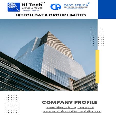 Hi Tech Data Group - Data Recovery Kenya (Company Profile) | PDF