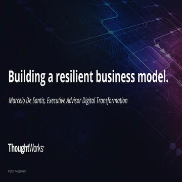 Building a resilient business model @ HITEC Webinar | PDF | Business | Business and Finance