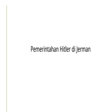 Pemerintahan Hitler di Jerman selepas perang dunia 1.pptx