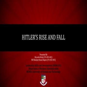 Hitler’s Rise and Fall.pptx