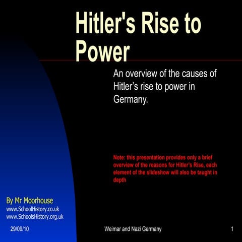 Hitlers risetopower | PPT