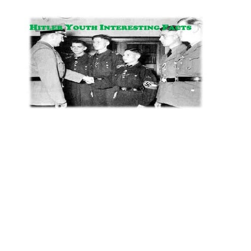 Hitler youth interesting facts | DOCX