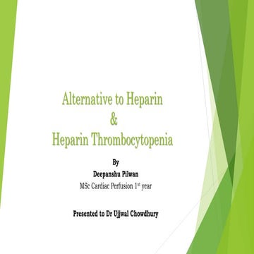 Heparin Thrombocytopenia Presentationppt | PPT