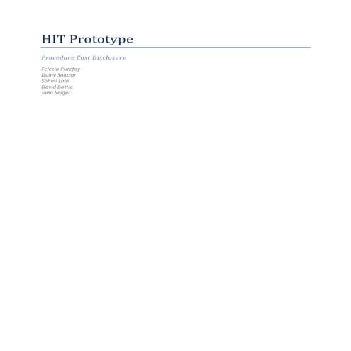 Hit prototype | PDF