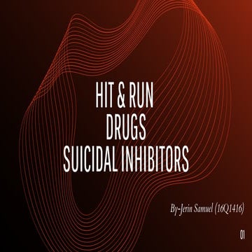 Hit & Run drugs - Jerin (PharmD) | PDF