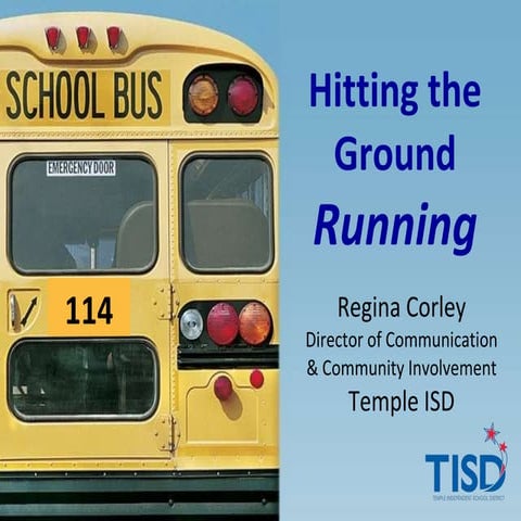Hitting the Ground Running | PPT