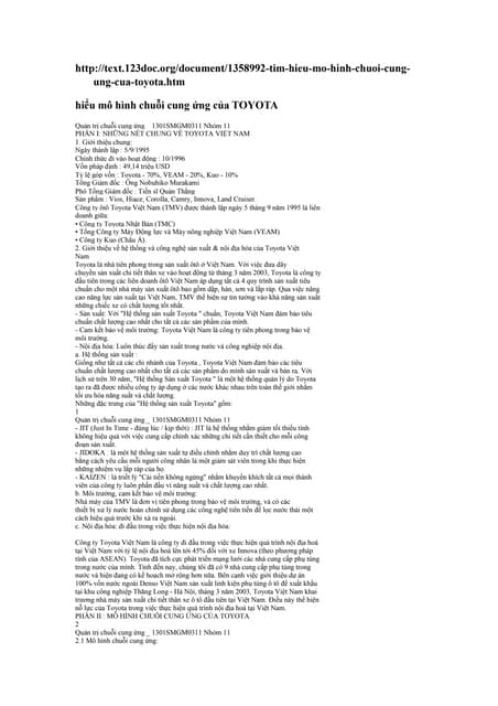 Chuỗi cung ứng của dell (dell scm) | PDF