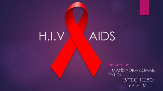 HIV/AIDS powerpoint | PPTX
