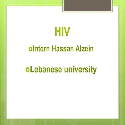 Hiv | PPT