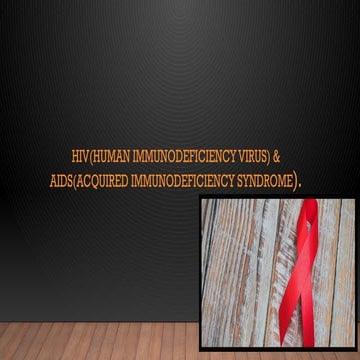 HIV and AIDS | PPTX