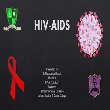 HIV (AIDS) | PPTX | Pharmaceutical Drugs | Medical Health