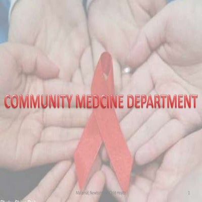 Hiv aids seminar communti | PPSX