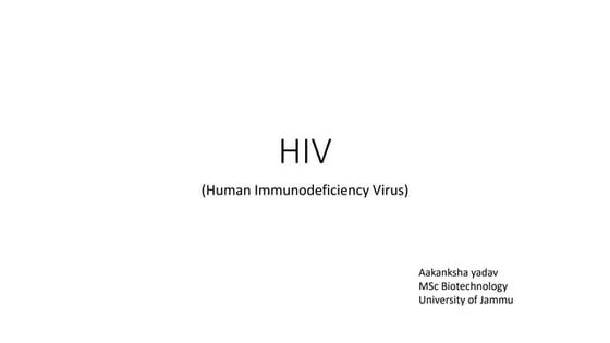 Pathophysiology of HIV AIDS | PPT