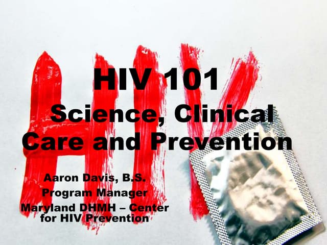 HIV AIDS presentation | PPTX
