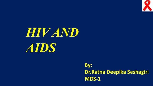 WHO Staging of HIV and AIDS.ppt