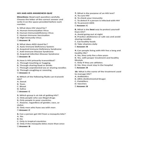 seminar empowering HIV AND AIDS AWARENESS QUIZ.docx