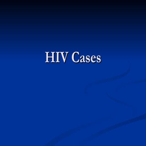 Case study HIV | PPTX
