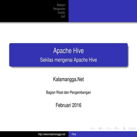 Apache Hive | PDF