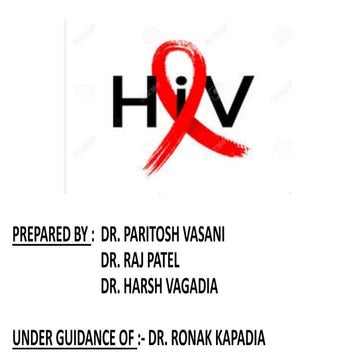 HIV presentation | hiv and various respiratory infections | | PPTX