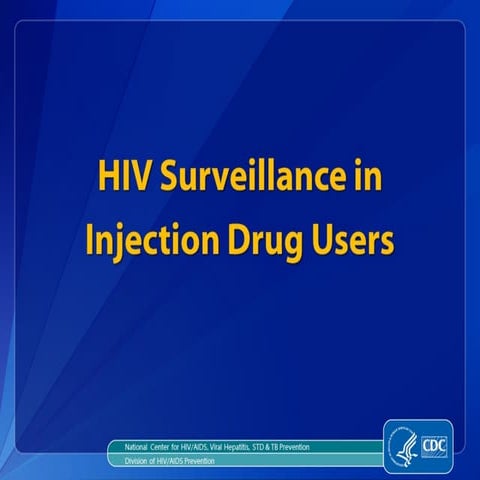 HIV Injection Drug Users | PPT