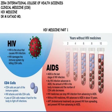 HIV MEDICINE PART 1.pdfbhgggggghhgggggyy | PPT