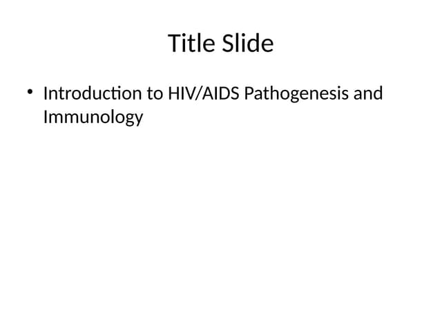 WHO Staging of HIV and AIDS.ppt | Infectious Diseases | Diseases and ...