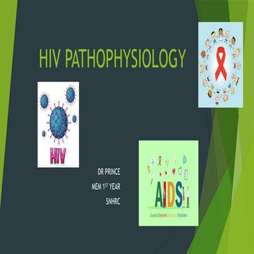 HIV PATHOPHYSIOLOGY-12345679123456789124 | PPTX