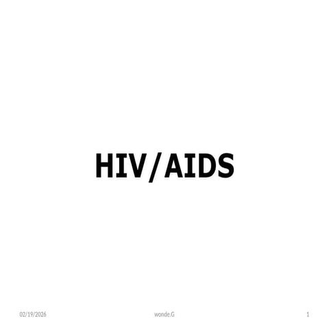 WHO Staging of HIV and AIDS.ppt