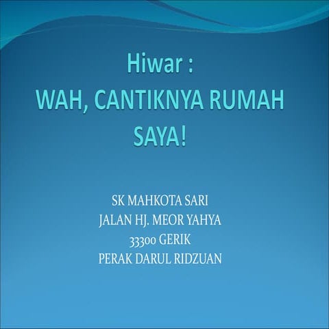 Teks Hiwar | PPT