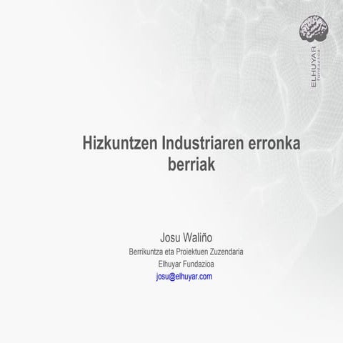 Hizkuntzen Industriaren erronka berriak | PPT