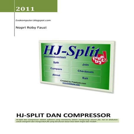 HJ-Split | PDF