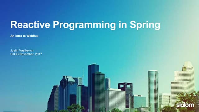 Reactive Programming In Spring With Webflux Ppt 7038