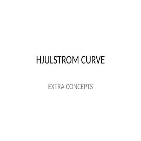 Hjulstrom Curve Notes | DOC