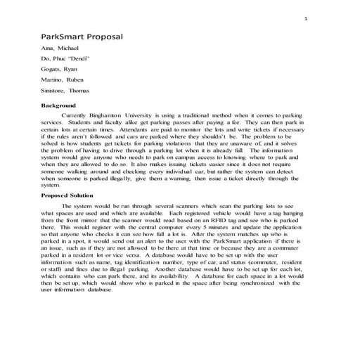Project Proposal | PDF