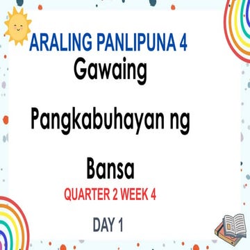 Mga patakaran at programang pangkabuhayan ng pamahalaan | PPT