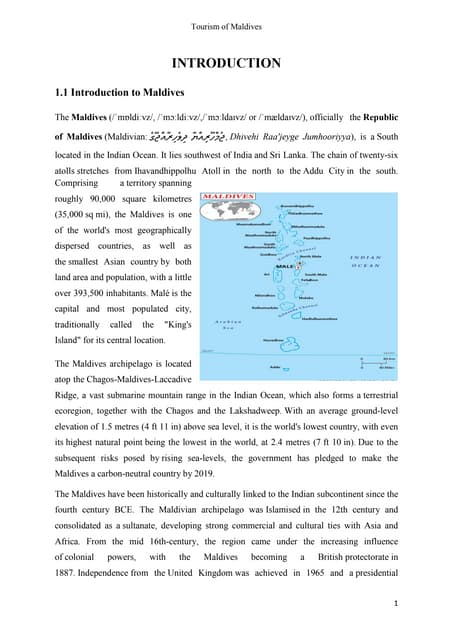 Maldives | PPTX | Asia Travel | Travel Locations