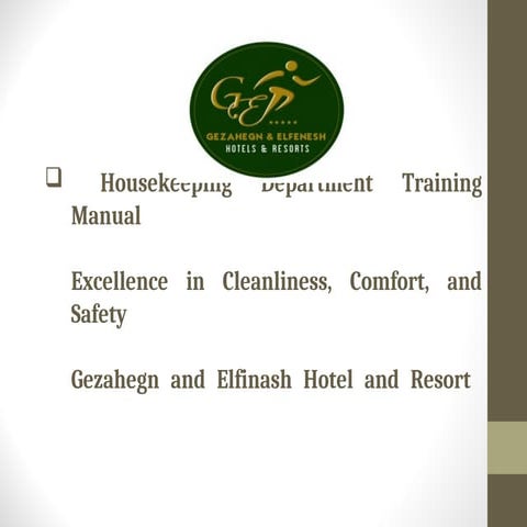 Housekeeping abc training | PPT