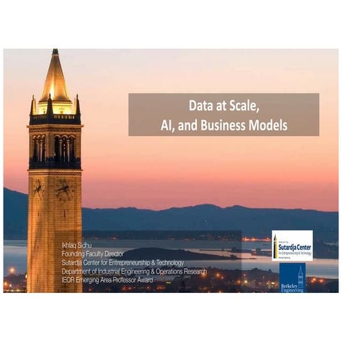 Data at Scale and AI for Business, Government, and Society | PPT