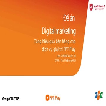 FPT Play Digital Marketing Project Initial Researh.pdf