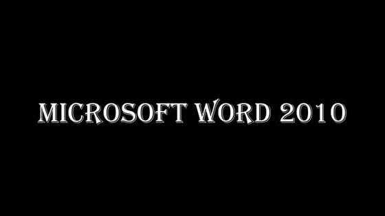 MS Word 2010 tutorial 3 | PDF | Operating Systems | Computer Software ...