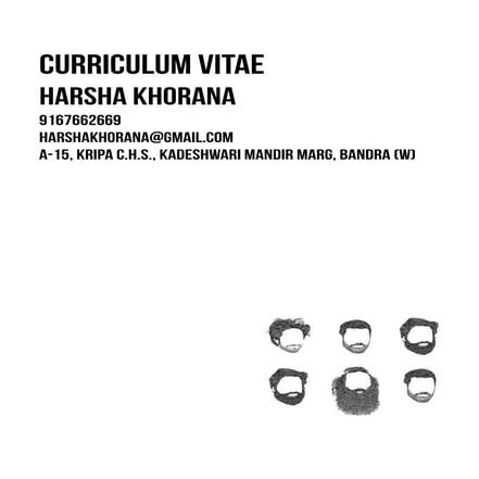 Curriculum Vitae of Harsha Khorana | PDF