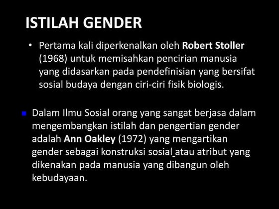 Sex Dan Gender Ppt