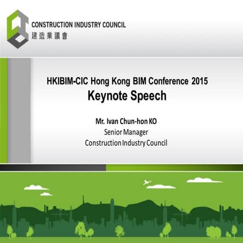 Keynote Speech by Mr. Ivan Ko, Senior Manager - Training & Development ...