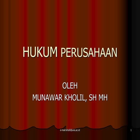 Hukum perusahaan, law corporate, law busines | PPT