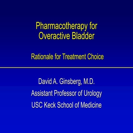 Bladder Retraining | PPT