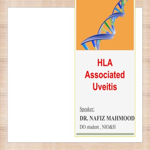Hla associated uveitis | PPTX