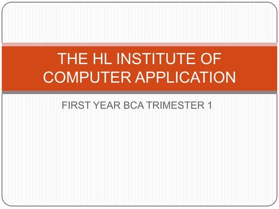 Computer institute website(TYIT project) | PPT