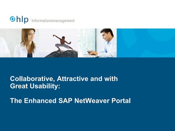 Portal Analytics for the SAP NetWeaver Portal | PPT