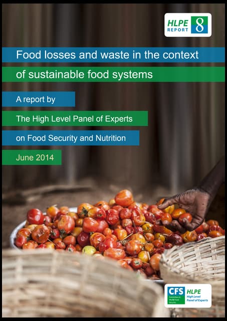 The International Day of Awareness of Food Loss and Waste | PDF ...
