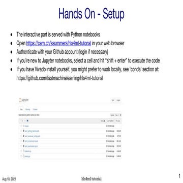 hls4ml tutorial presentation for learning .pptx